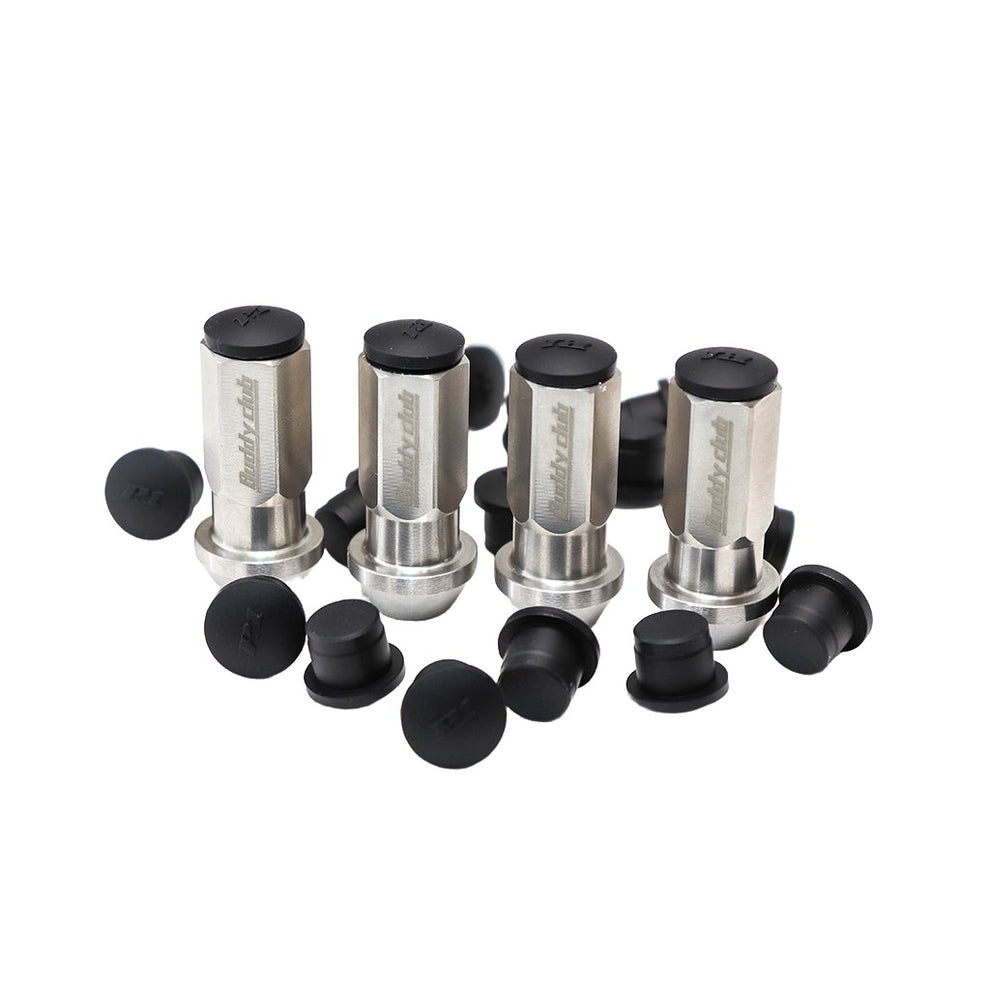 BUDDYCLUB SILICONE NUT CAP (BLACK) 20 PIECE SET – NINE-W | MUGEN 無限 ...