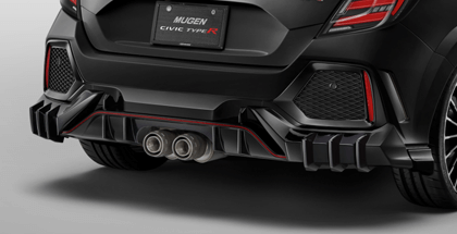 CIVIC DBA-FK8 REAR UNDER SPOILER – NINE-W | MUGEN 無限 POWER AUSTRALIA